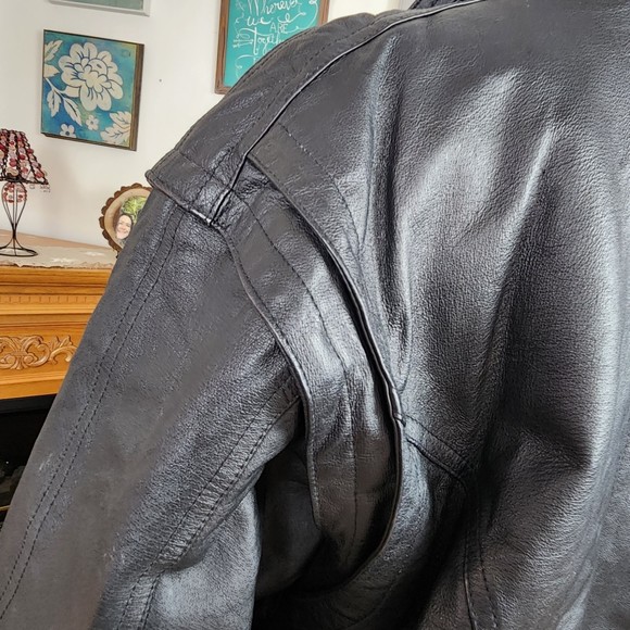 Pelle Cuir | Jackets & Coats | Pelle Cuir Genuine Leather Moto Style ...